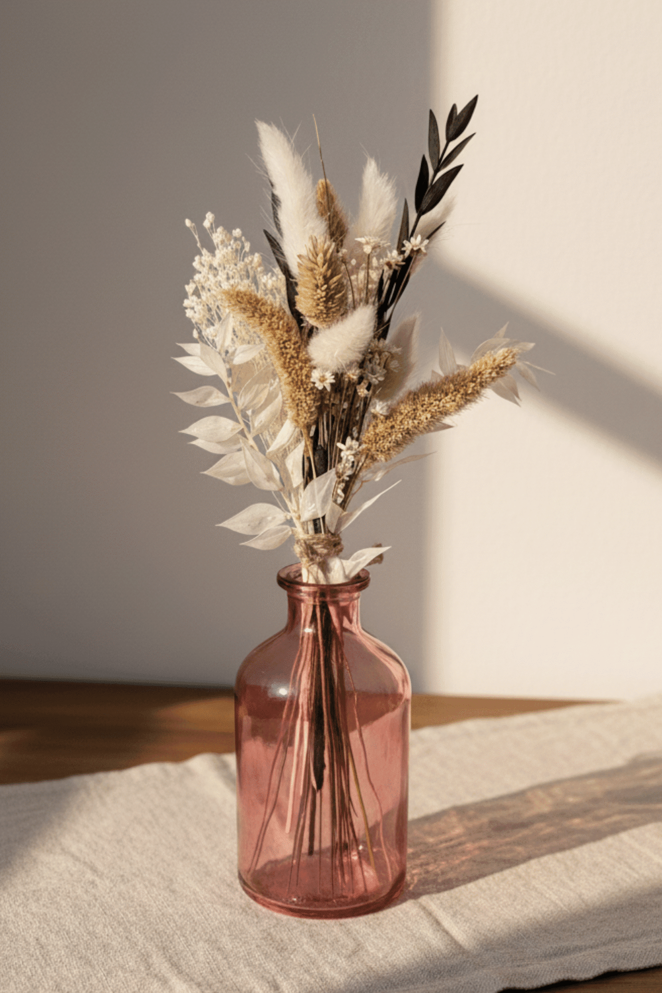 Mini Arranjo Flores Secas WHITEHAVEN | Las Pampas